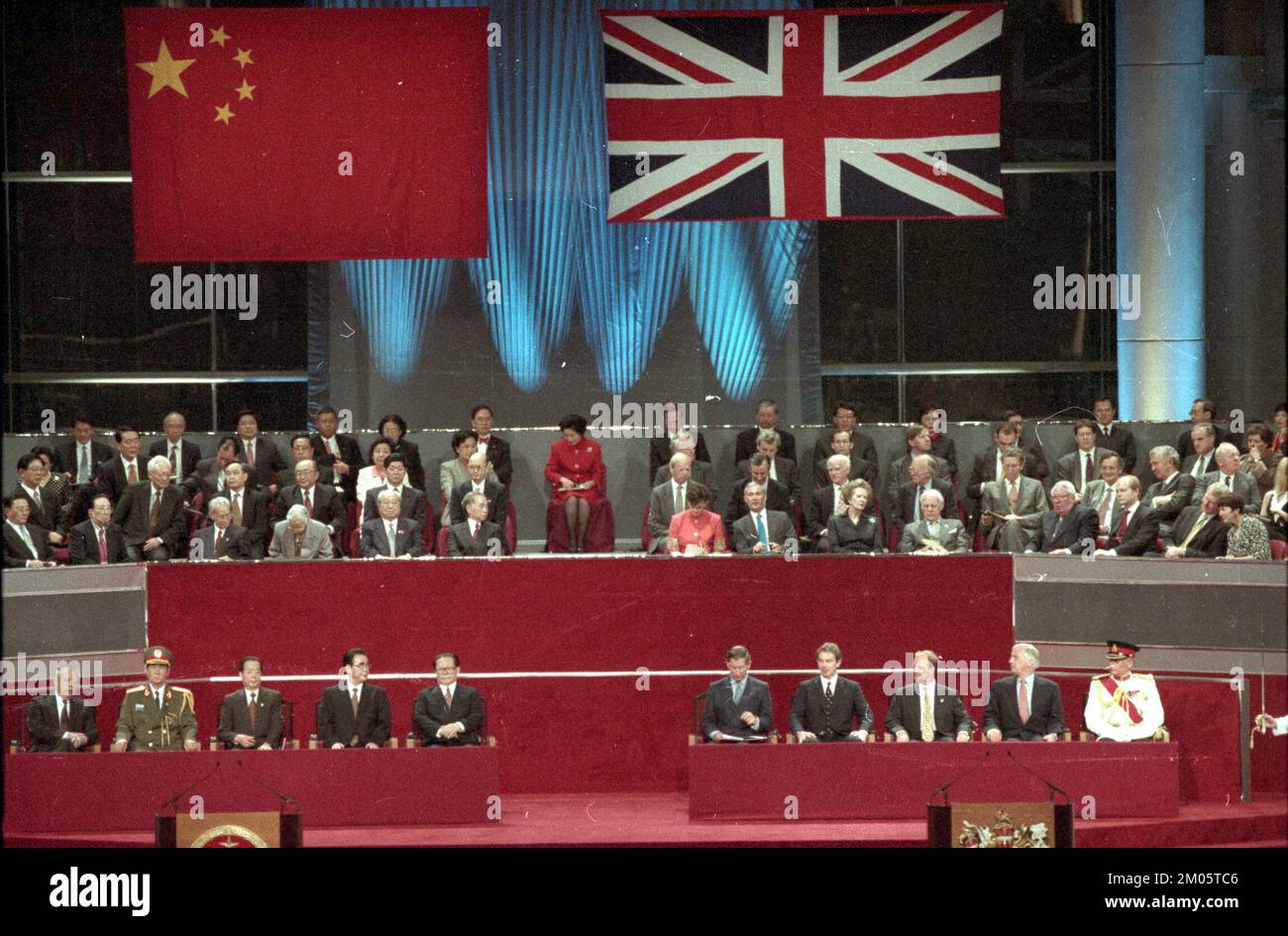 Hong Kong handover ceremony held at the Hong Kong Convention and ... Hong Kong handover ceremony held at the Hong Kong Convention and ...