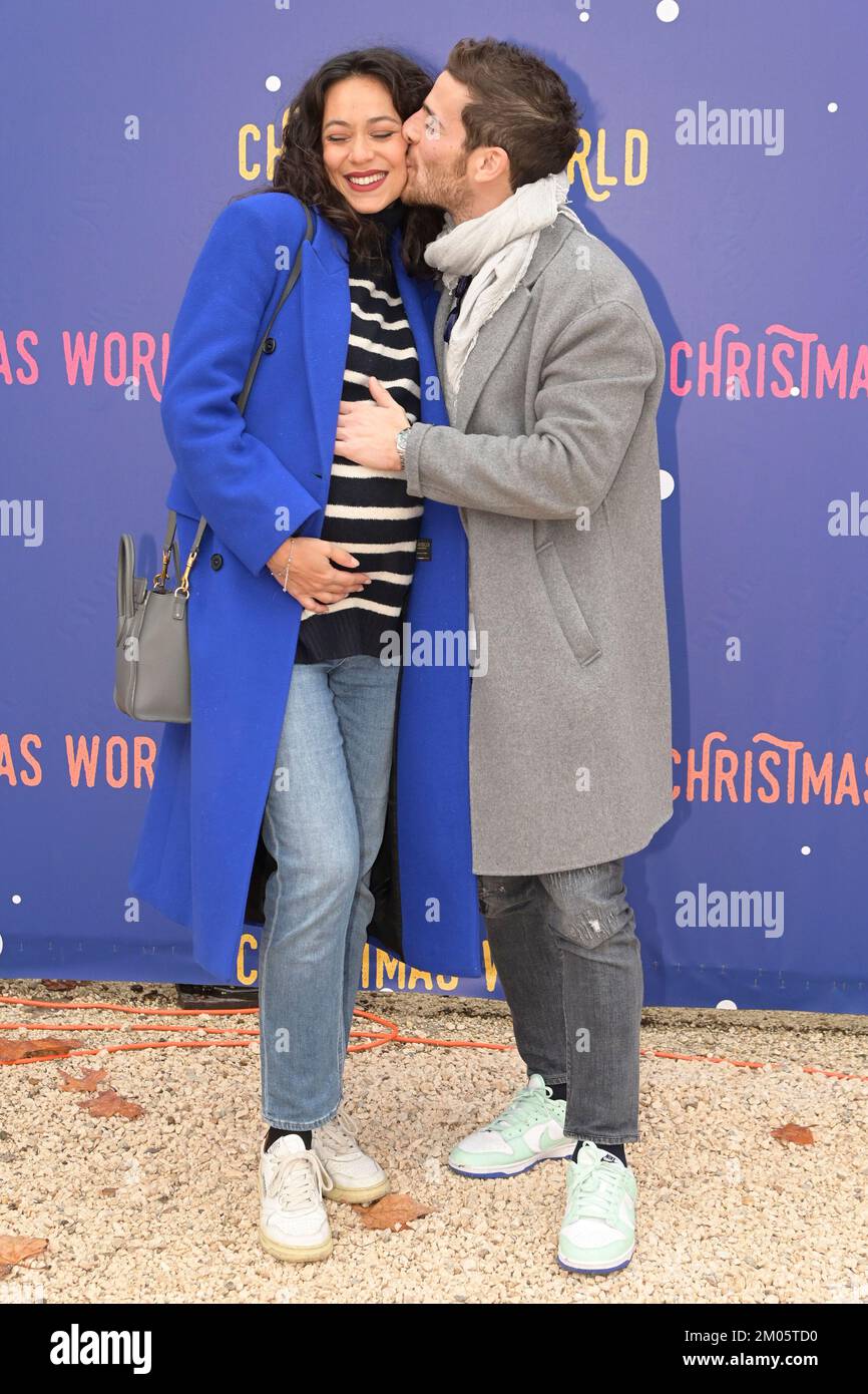 Desirée Noferini (l) and Joseph Altamura (r) attend the inauguration of ...