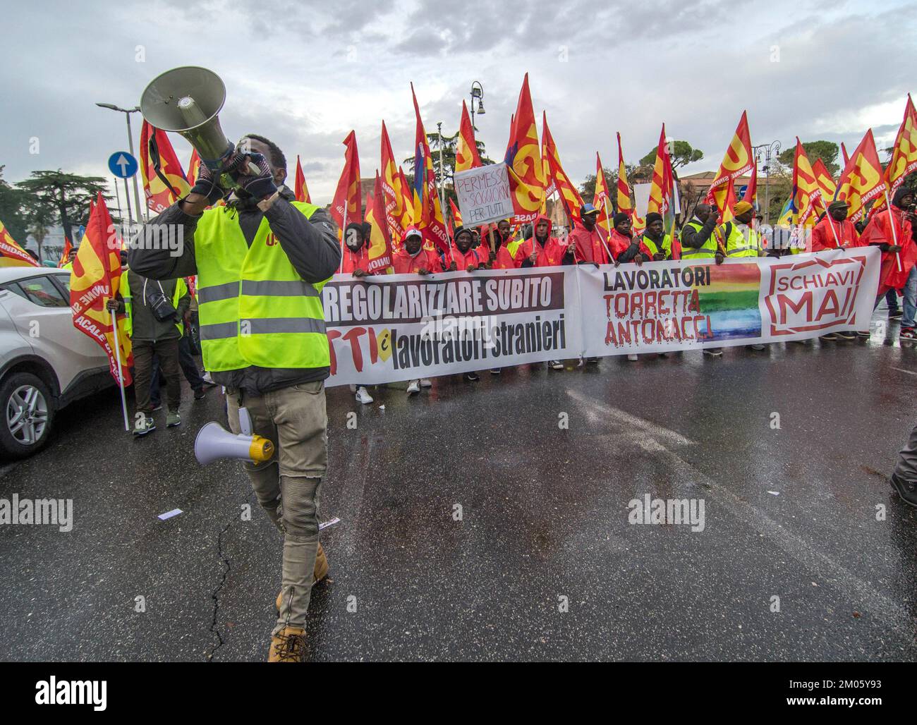 Rome, Italy. 03rd Dec, 2022. The national demonstration was called by ...