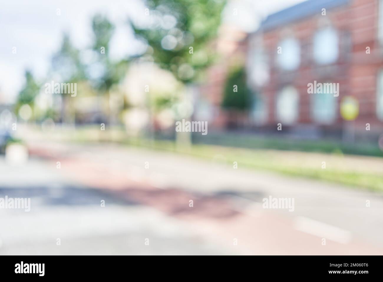 Blurred background of street Stock Photo - Alamy