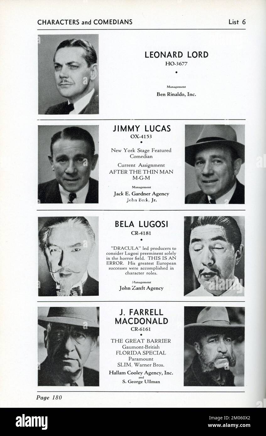 Page from Issue No.1 from January 1937 of Academy of Motion Picture ...