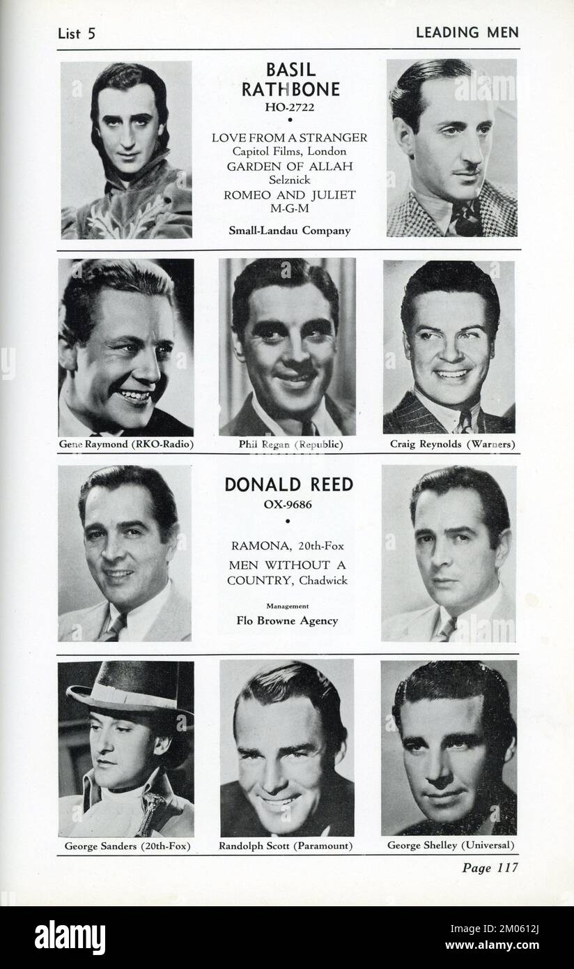 Page from Issue No.1 from January 1937 of Academy of Motion Picture ...