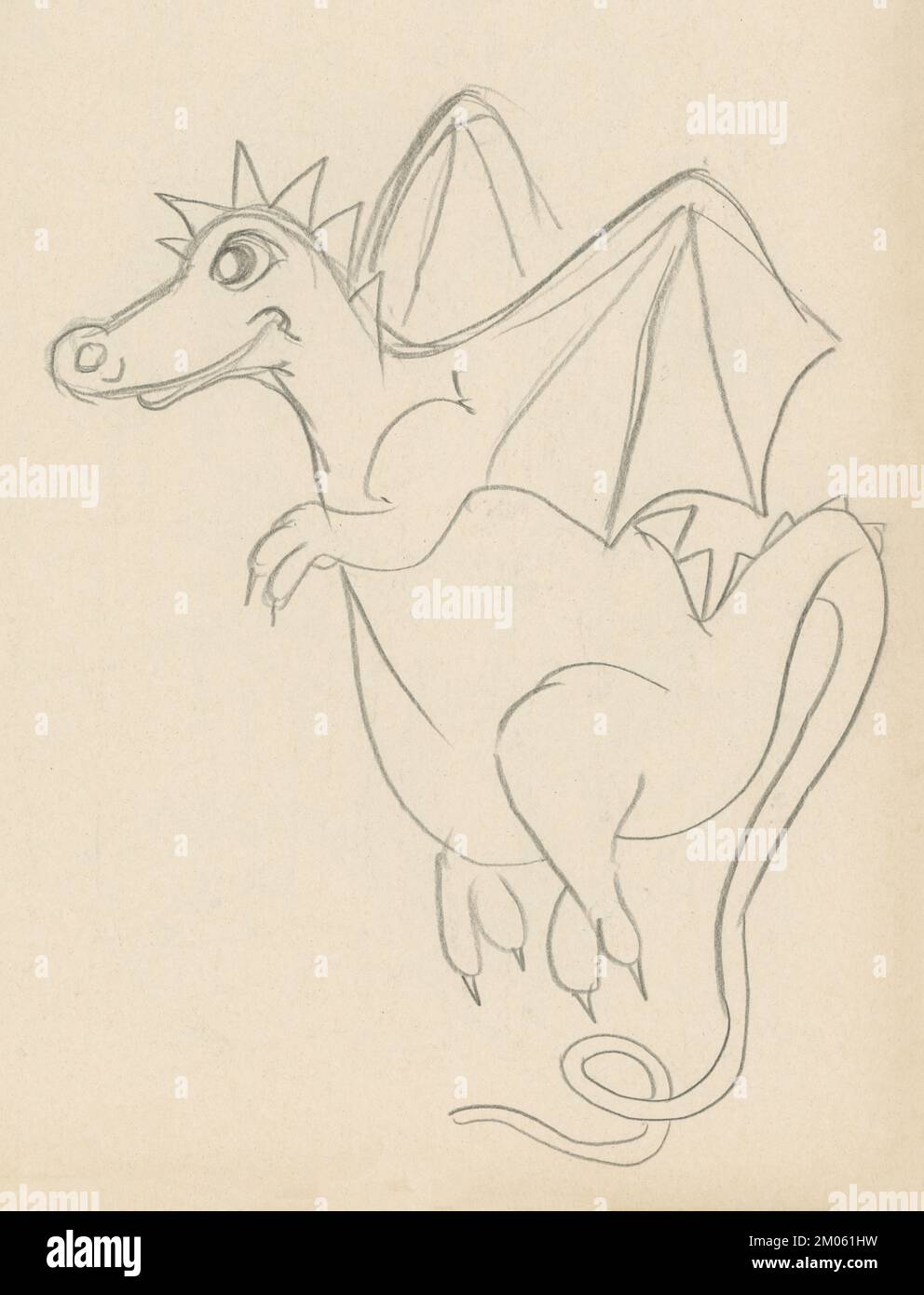 Flying Dragon Drawings In Pencil