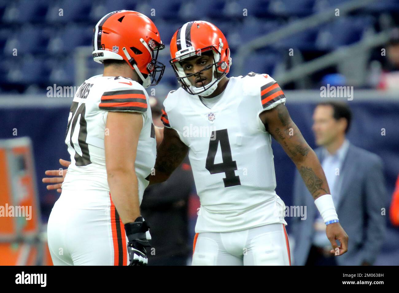 Houston, Texas, USA. 4th Dec, 2022. Cleveland Browns guard Drew Forbes ...