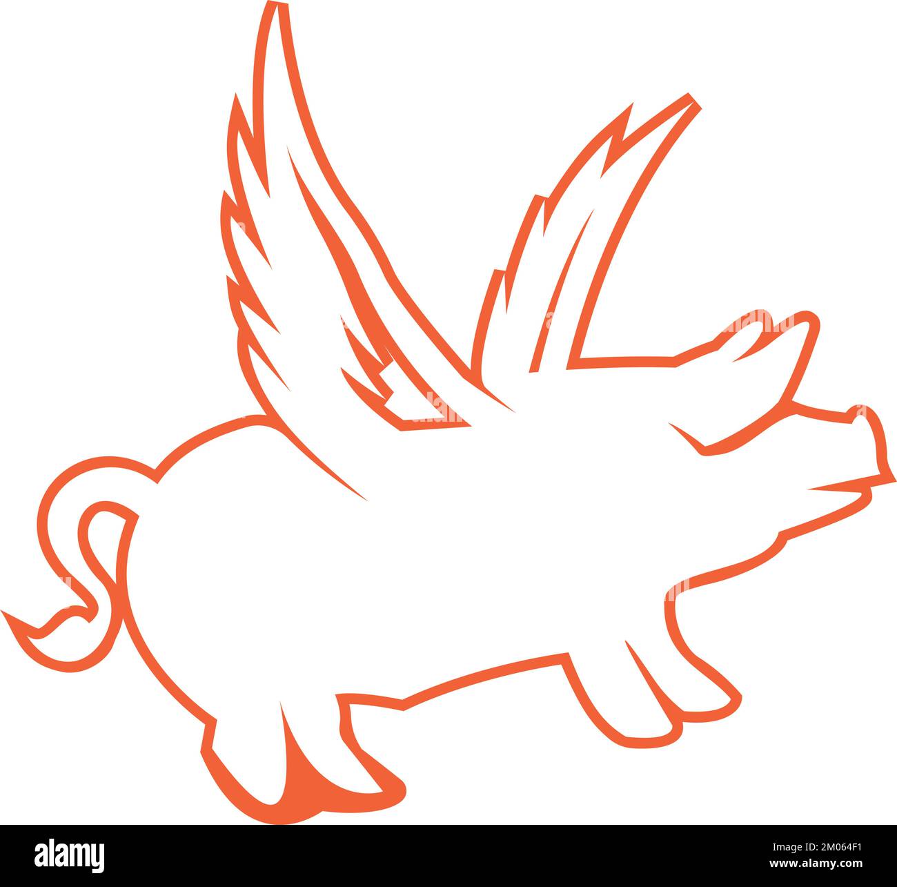 Pig vector design with white background Stock Vector Image & Art - Alamy