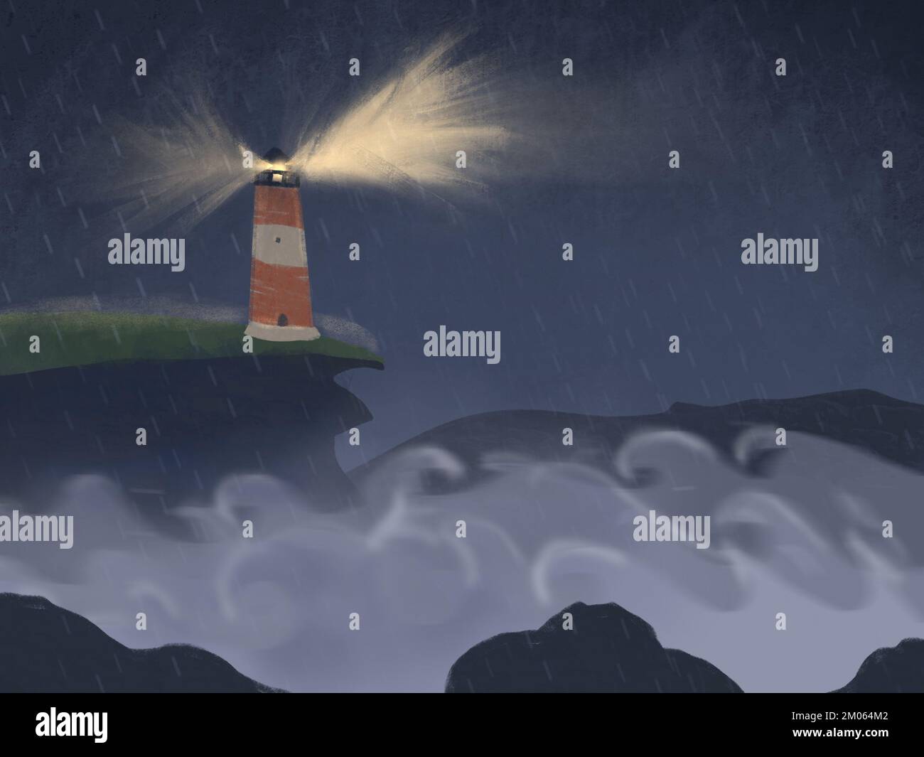 Watercolor shore hi-res stock photography and images - Alamy