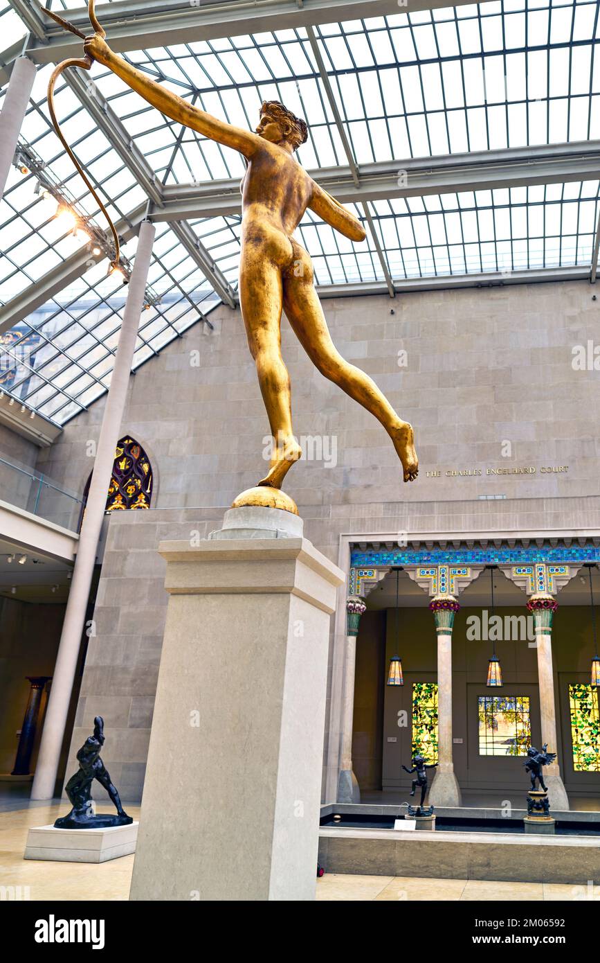 New York. Manhattan. United States. The Metropolitan Museum of Art ...