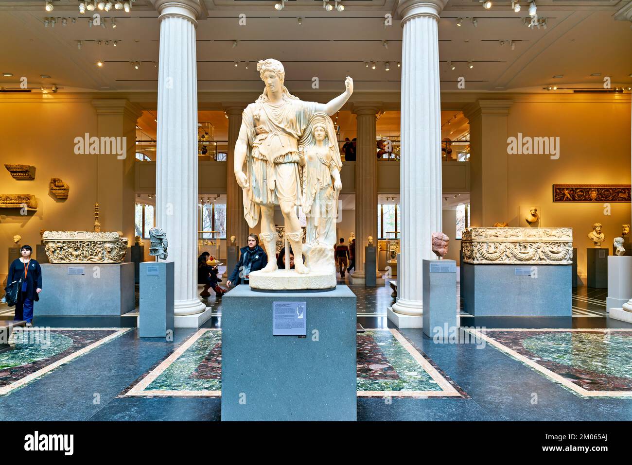 New York. Manhattan. United States. The Metropolitan Museum of Art ...