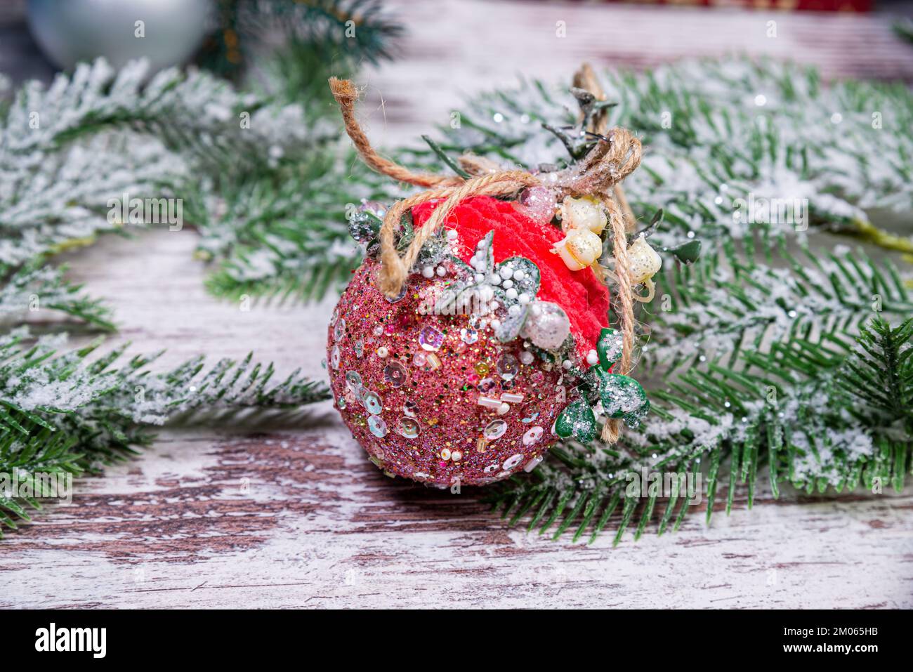 Creative diy craft hobby. Making handmade craft christmas ornaments and ...