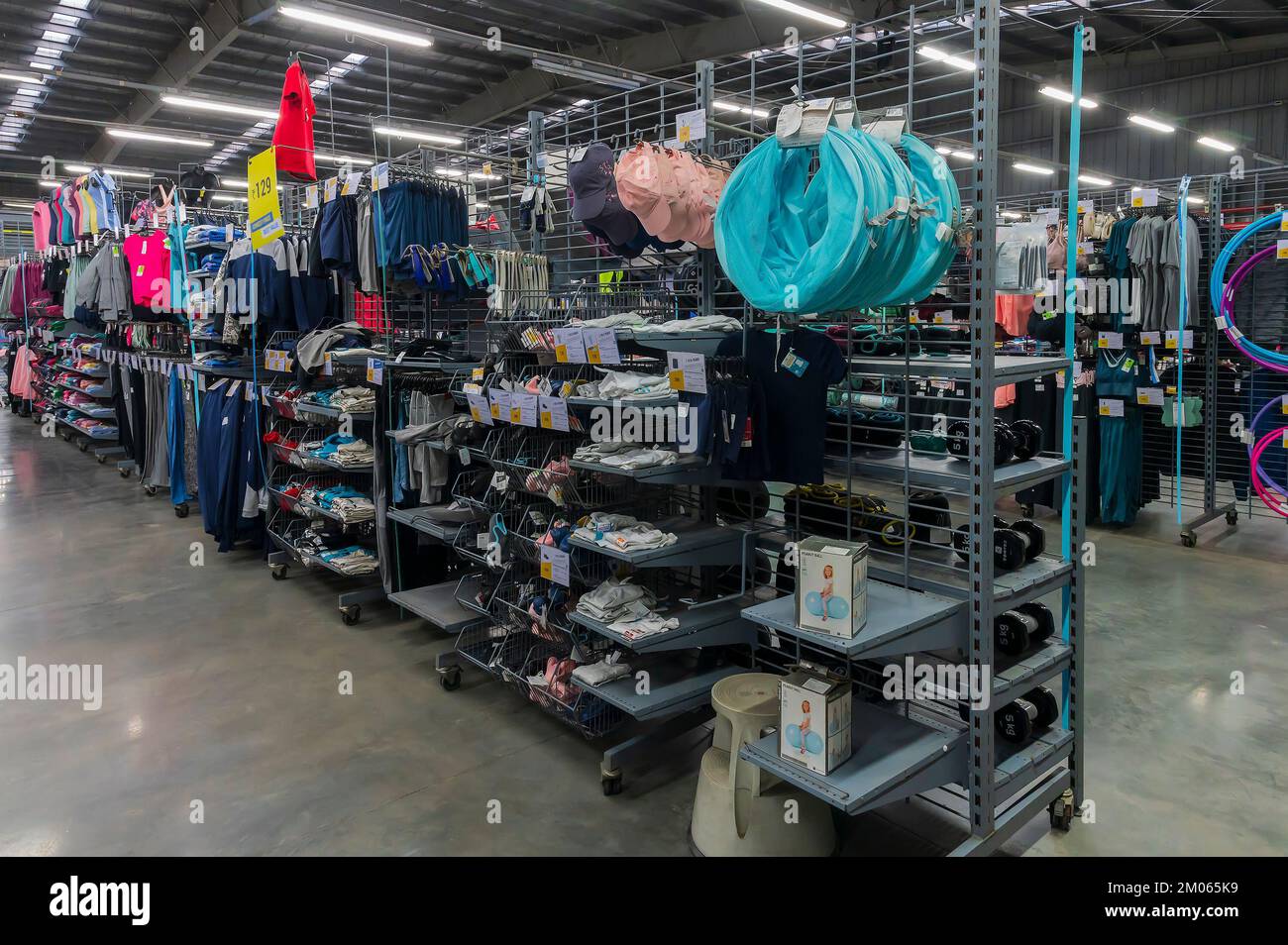 Howrah, West Bengal, India - 26th October 2020 : Various sports goods ...