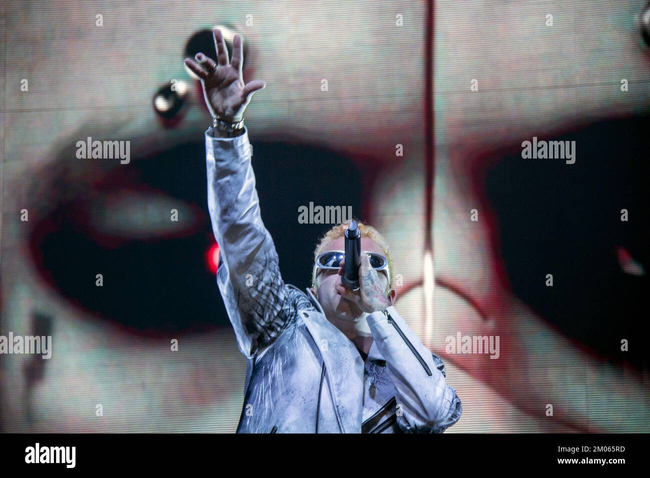 PalaFlorio, Bari, Italy, December 02, 2022, Salmo on stage during Salmo ...