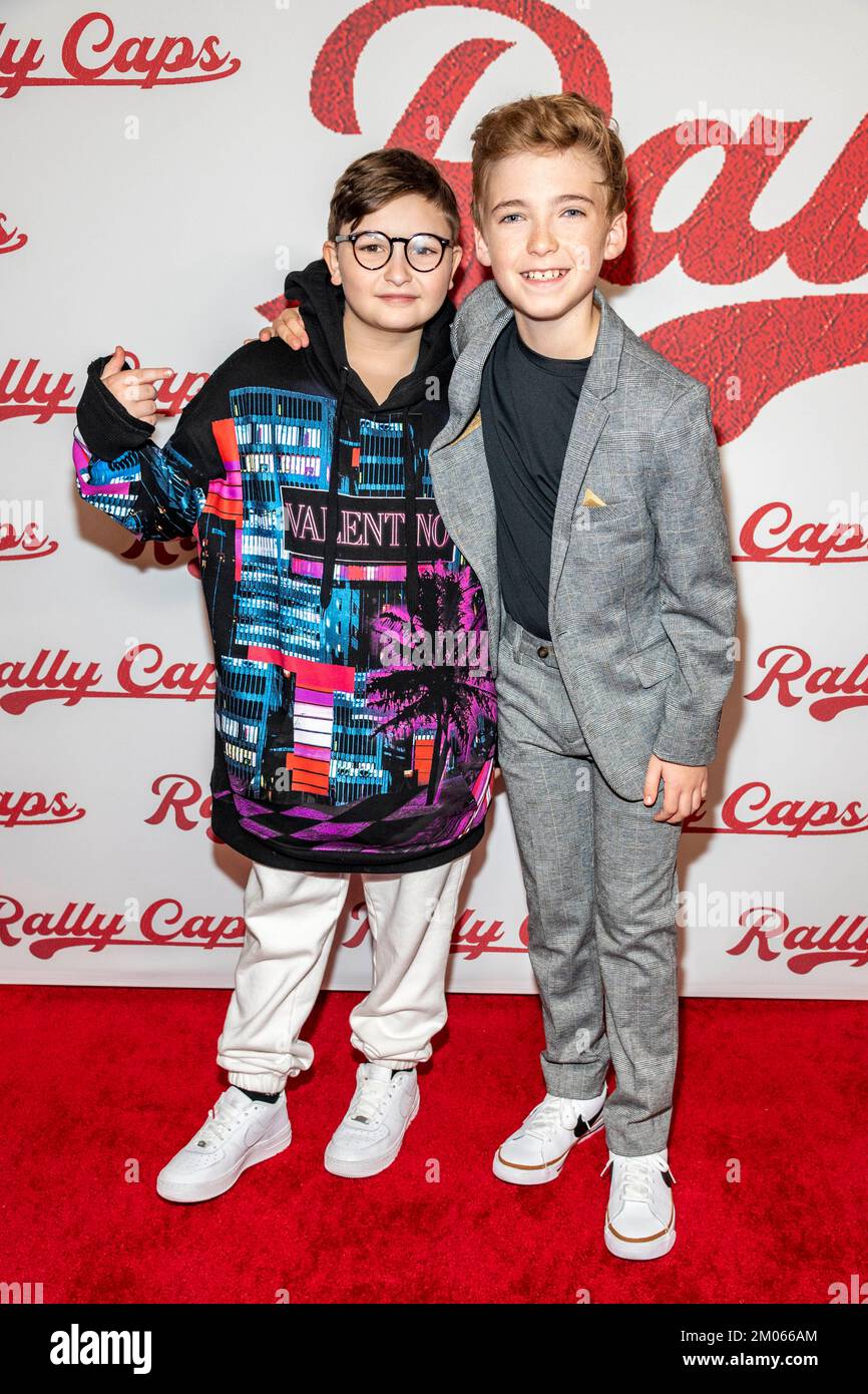 Los Angeles, California, USA. 03rd Dec, 2022. Ryder Allen, Carson Minniear attend Los Angeles ...