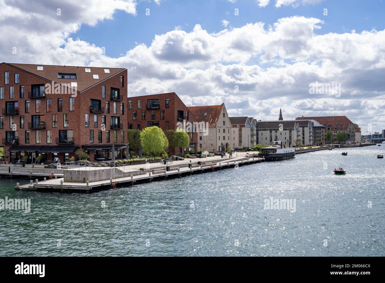 Authentic Danish Architecture buildings of Copenhagen, Denmark Stock ...