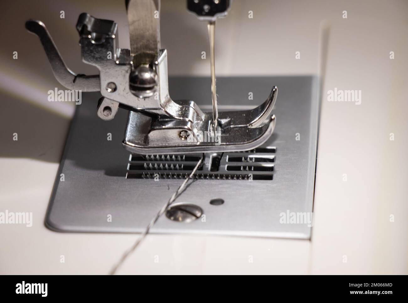 new sewing machine close-up at home Stock Photo - Alamy