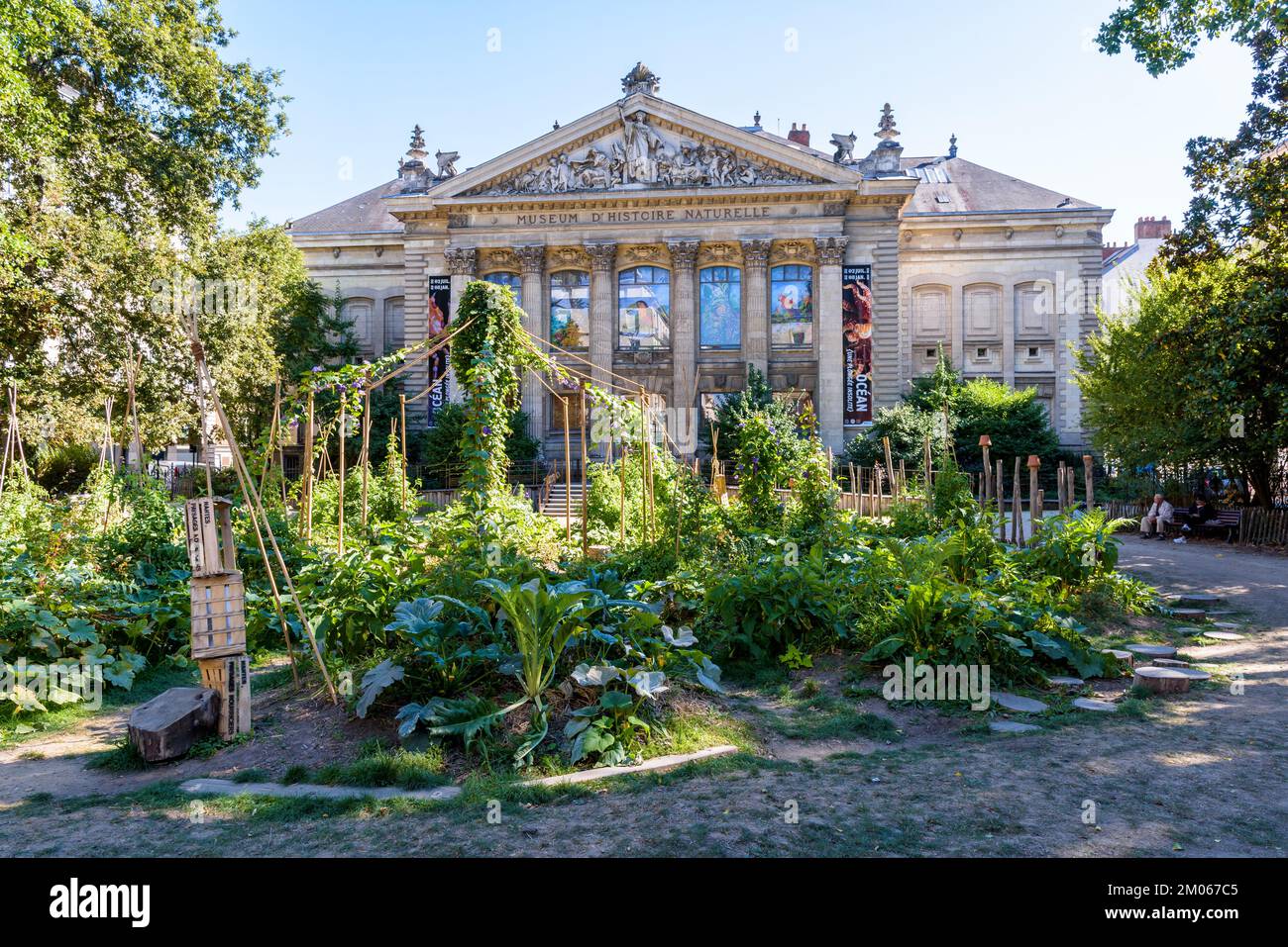 A solidarity vegetable garden, as part of the "Paysages Nourriciers ...