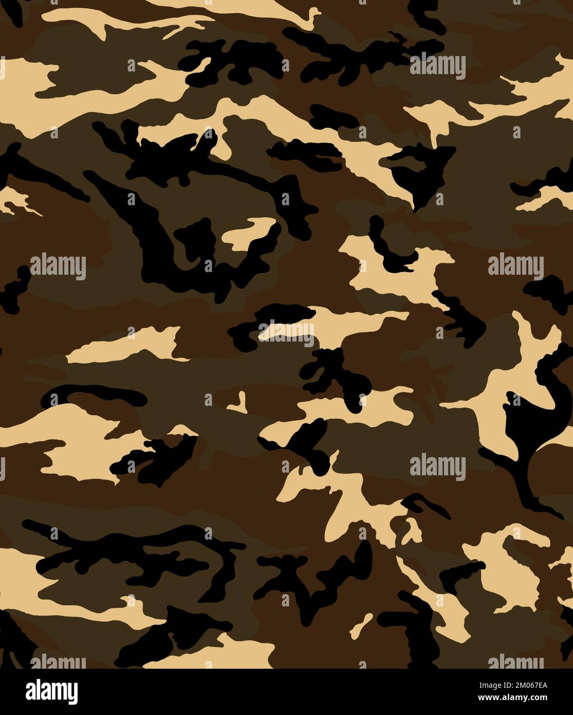 Seamless Army Camouflage, Colored Military Background Ready for Textile ...