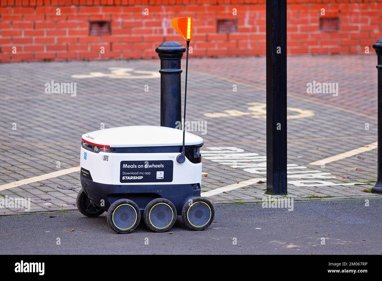 Robots by Starship Technologies delivering groceries to residents of ...