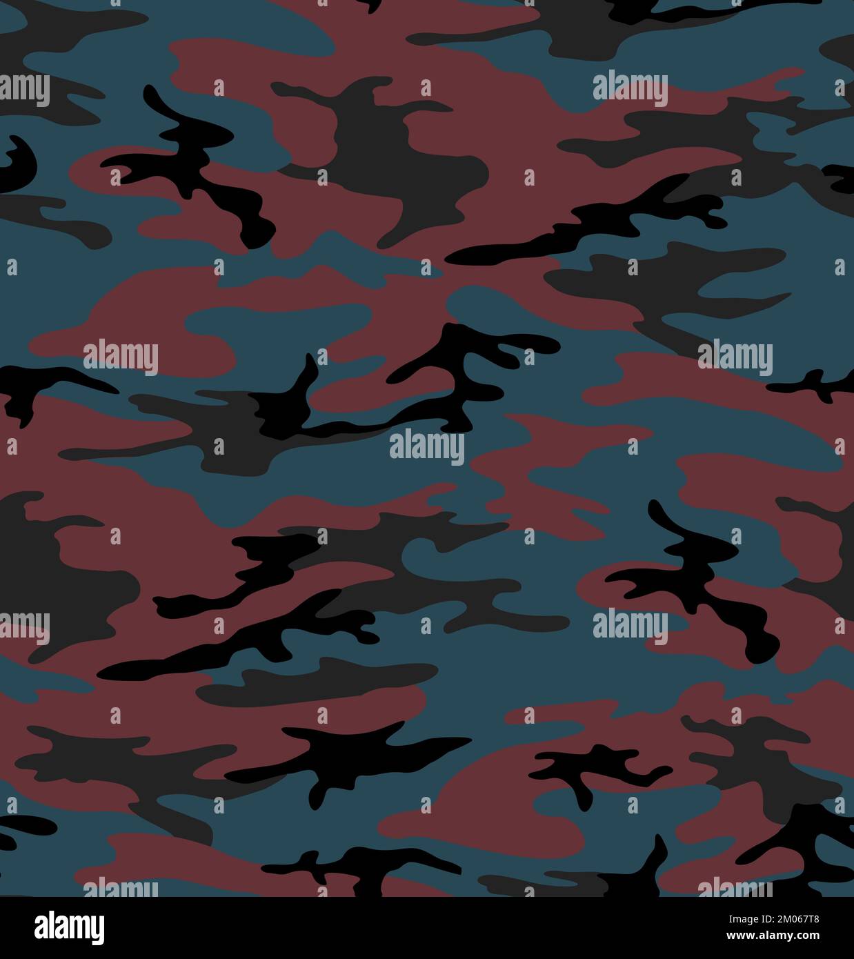 Seamless Army Camouflage, Colored Military Background Ready for Textile ...