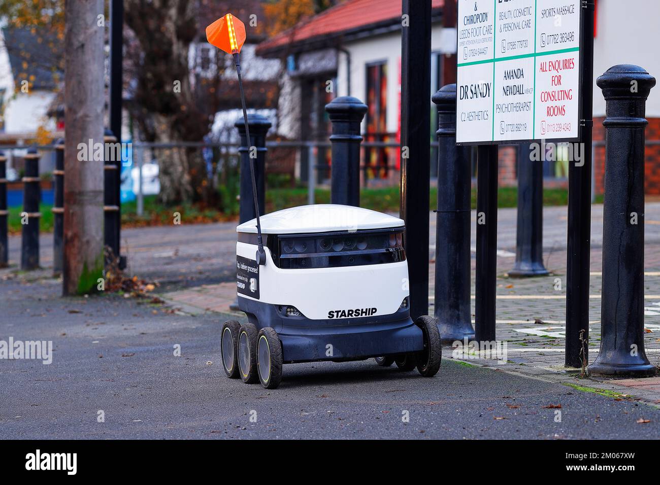 Robots by Starship Technologies delivering groceries to residents of ...