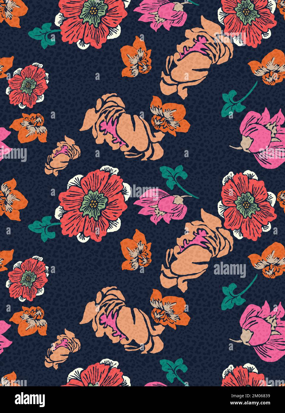 Animal mix print seamless hi-res stock photography and images - Alamy