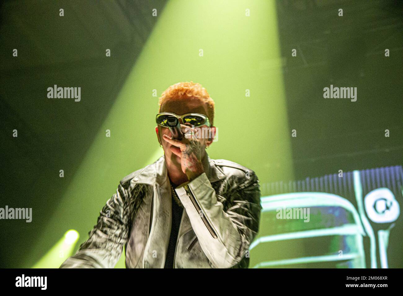 PalaFlorio, Bari, Italy, December 02, 2022, Salmo on stage during Salmo ...