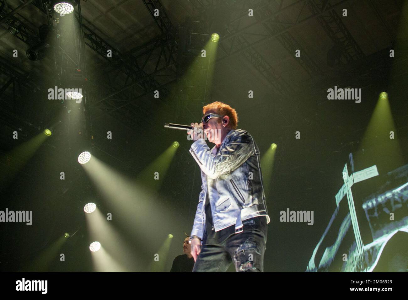 PalaFlorio, Bari, Italy, December 02, 2022, Salmo on stage during Salmo ...