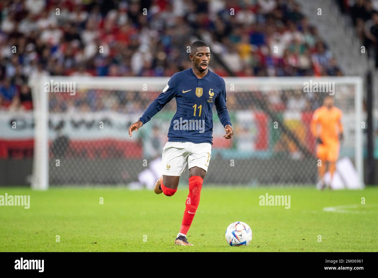 Doha, Qatar. 04th Dec, 2022. Ousmane Dembélé of France during a match ...