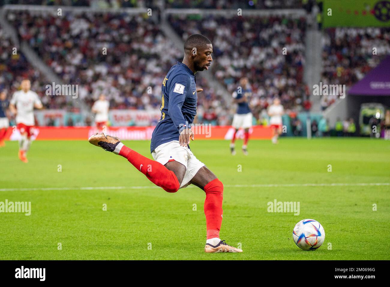 Doha, Qatar. 04th Dec, 2022. Ousmane Dembélé of France during a match ...