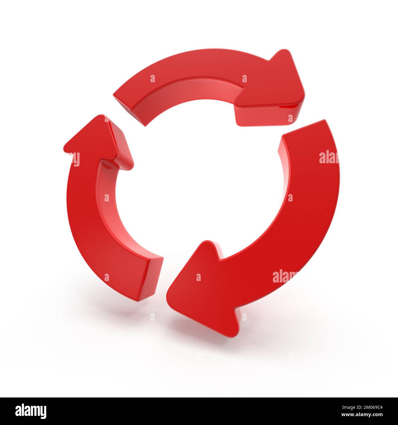 Circle Three Arrows , This is a 3d rendered computer generated image ...