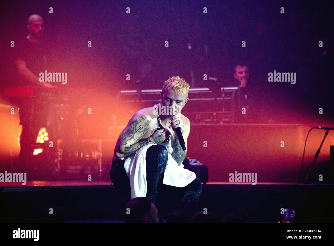 PalaFlorio, Bari, Italy, December 02, 2022, Salmo on stage during Salmo ...