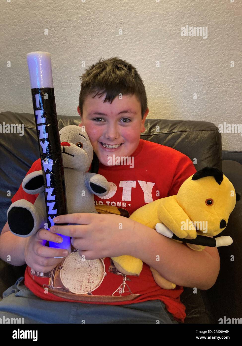 Sooty fan Adam, 10, who interviewed Sooty and Richard Cadell about the ...
