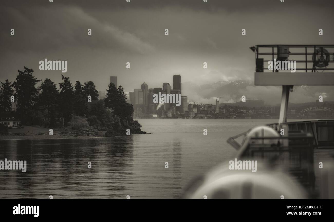 Ferry in Seattle Washington photo by Elmer franco Stock Photo - Alamy