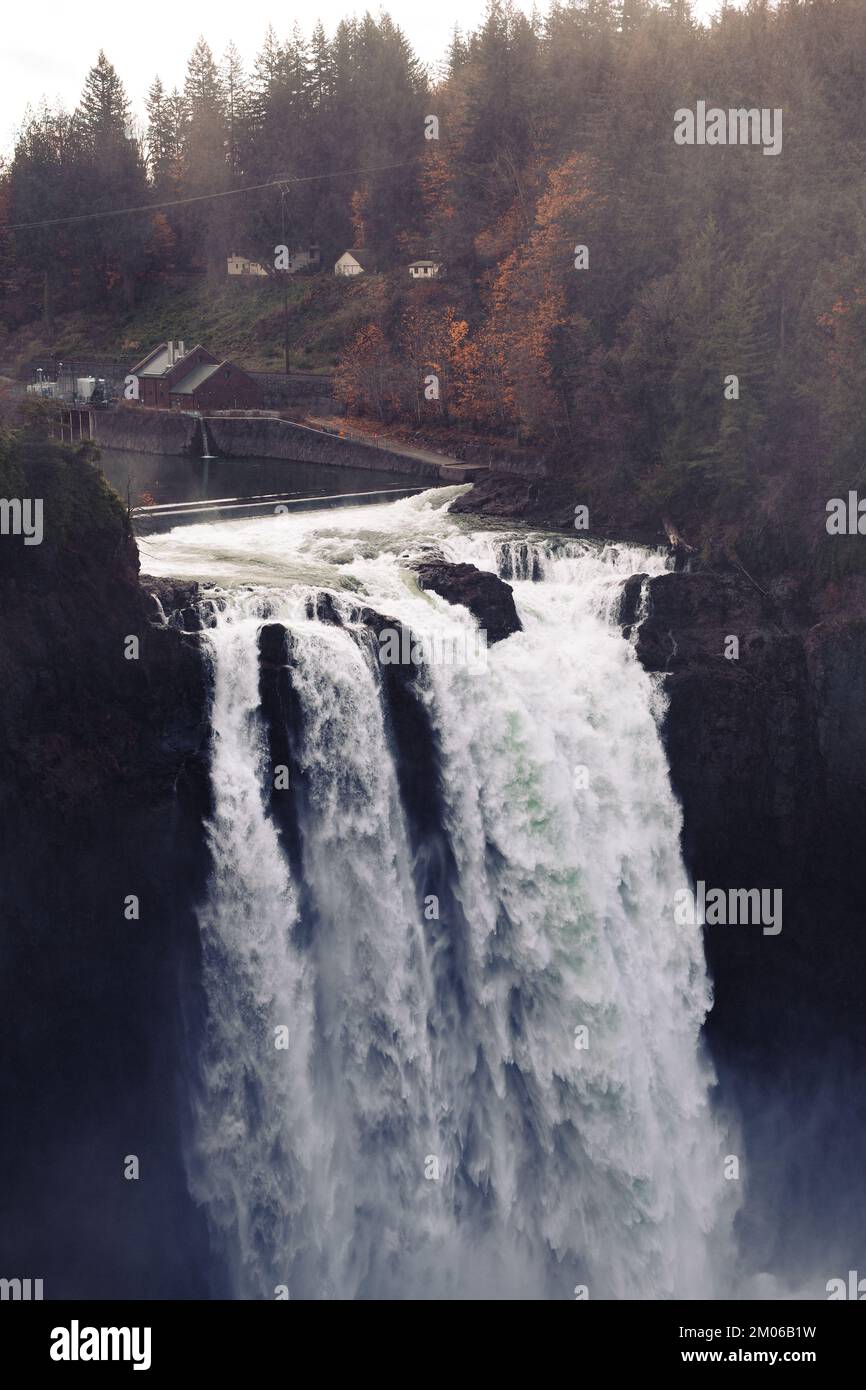 snoqualmie waterfall in Seattle Washington photo by Elmer franco Stock ...