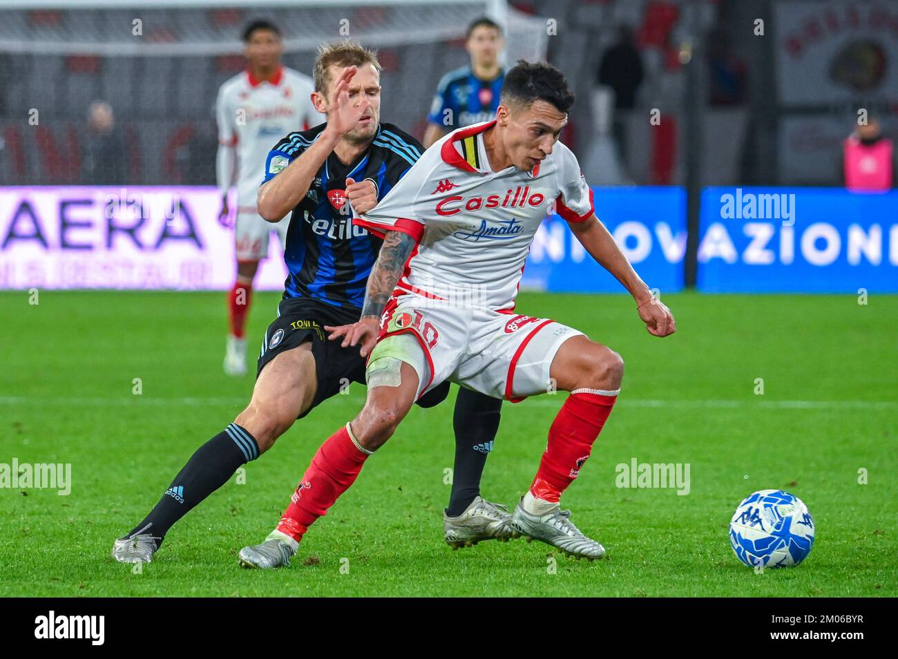 San Nicola stadium, Bari, Italy, December 04, 2022, Pisa's Alessandro ...