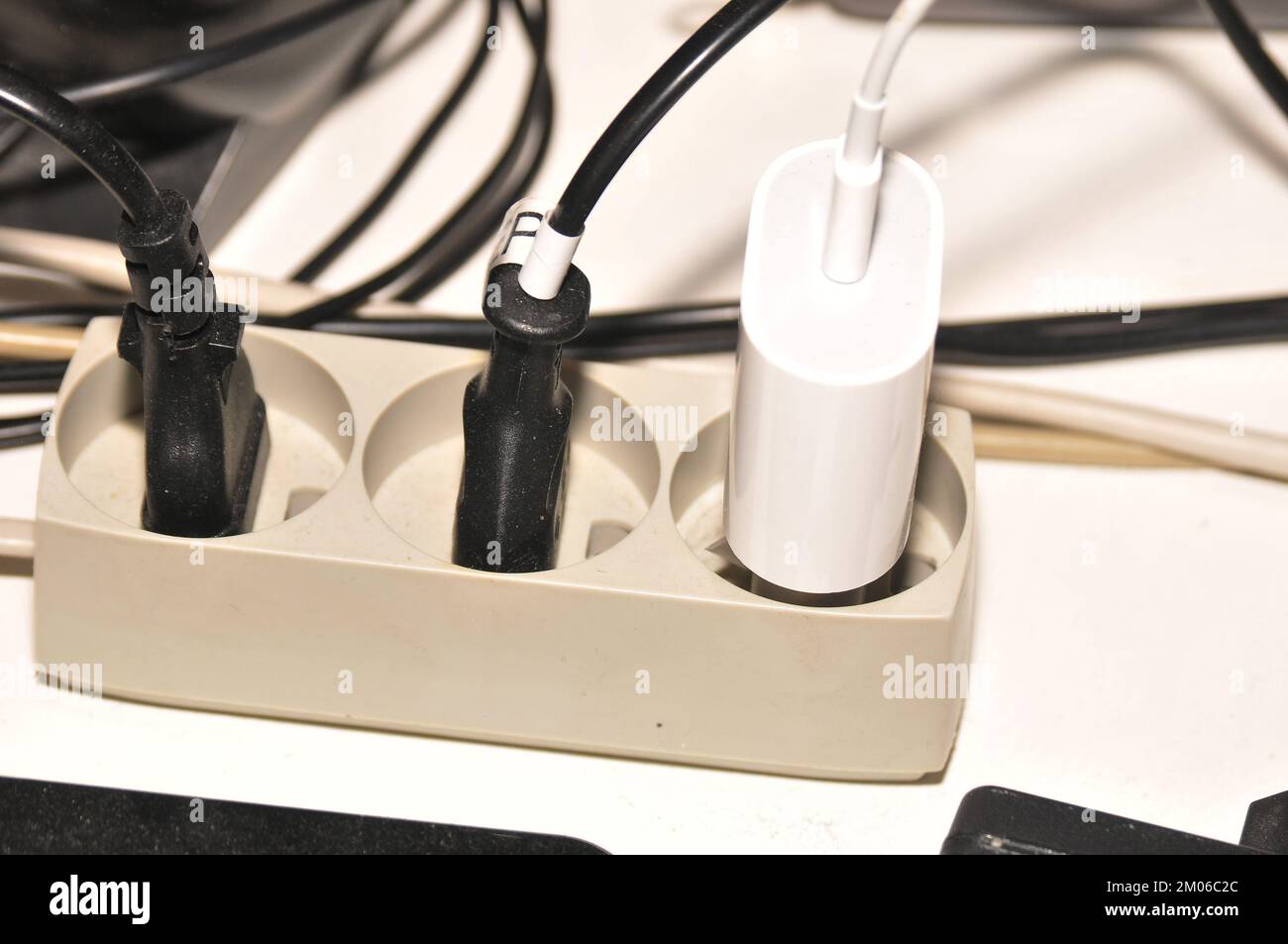 Kastrup/Copenhagen /Denmmark/04 December 2022/. Electric socket high ...