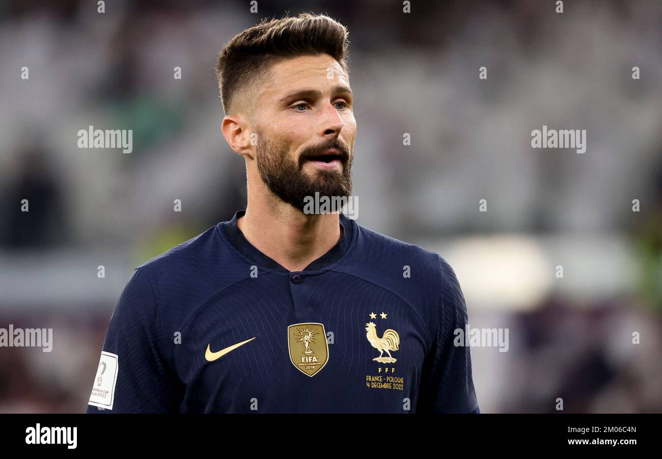 Olivier Giroud of France during the FIFA World Cup 2022, Round of 16 ...