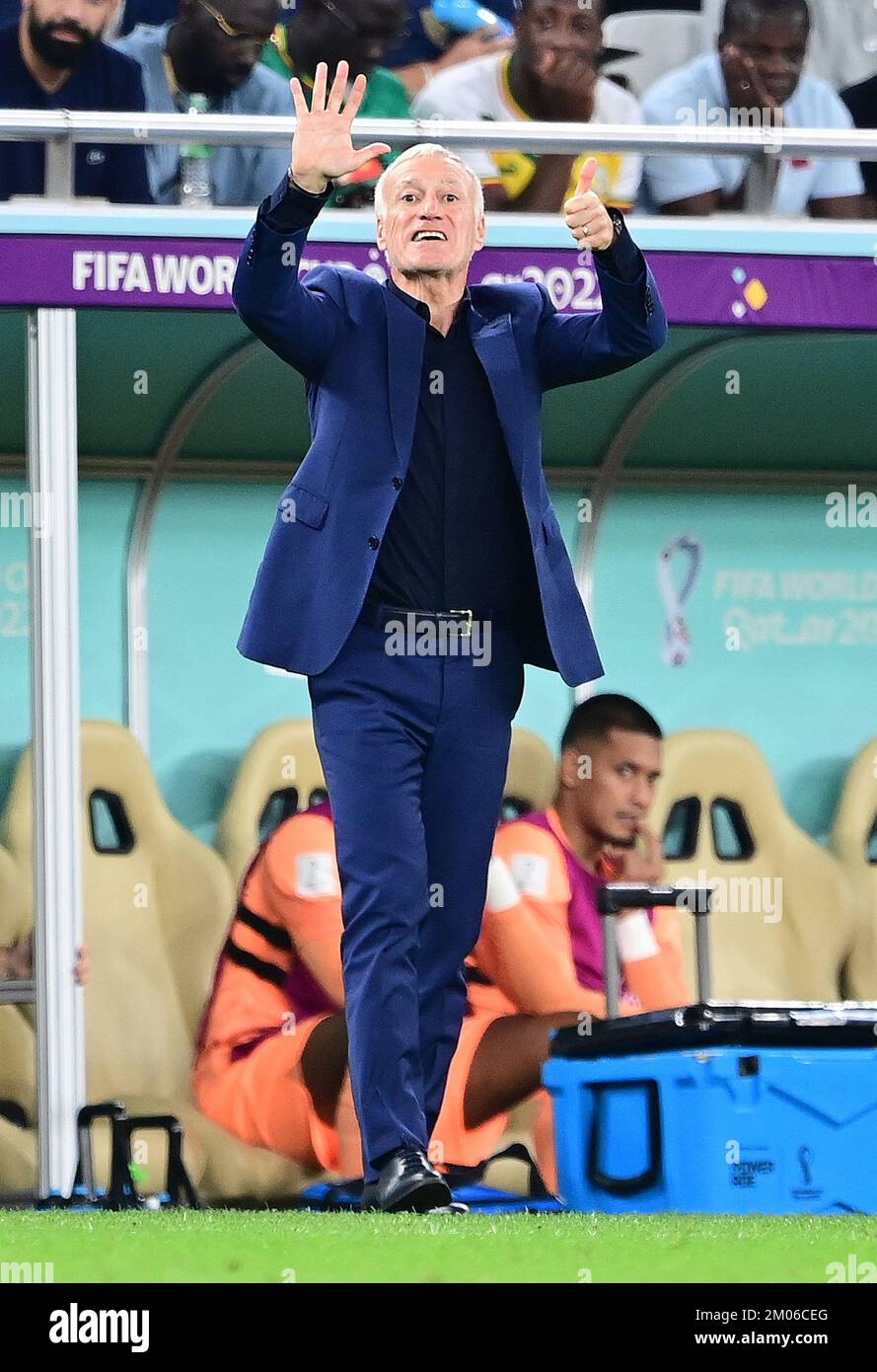 Trainer Didier Deschamps (Frankreich)Doha, 04.12.2022, FIFA Fussball WM ...