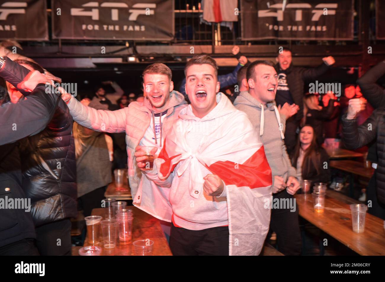 The Mill, Digbeth, Birmingham, December 4th 2022 - England fans go Wild ...