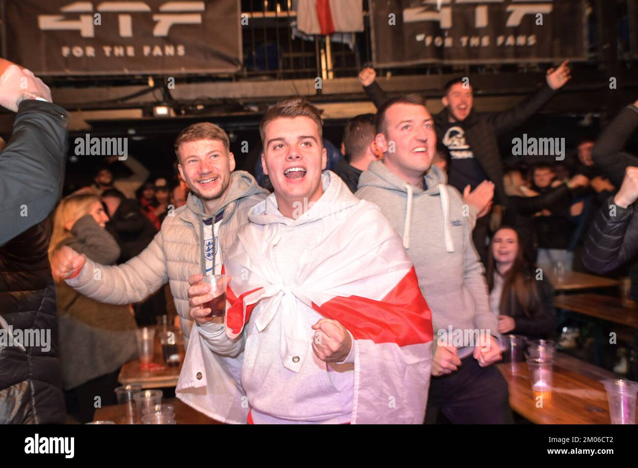 The Mill, Digbeth, Birmingham, December 4th 2022 - England fans go Wild ...