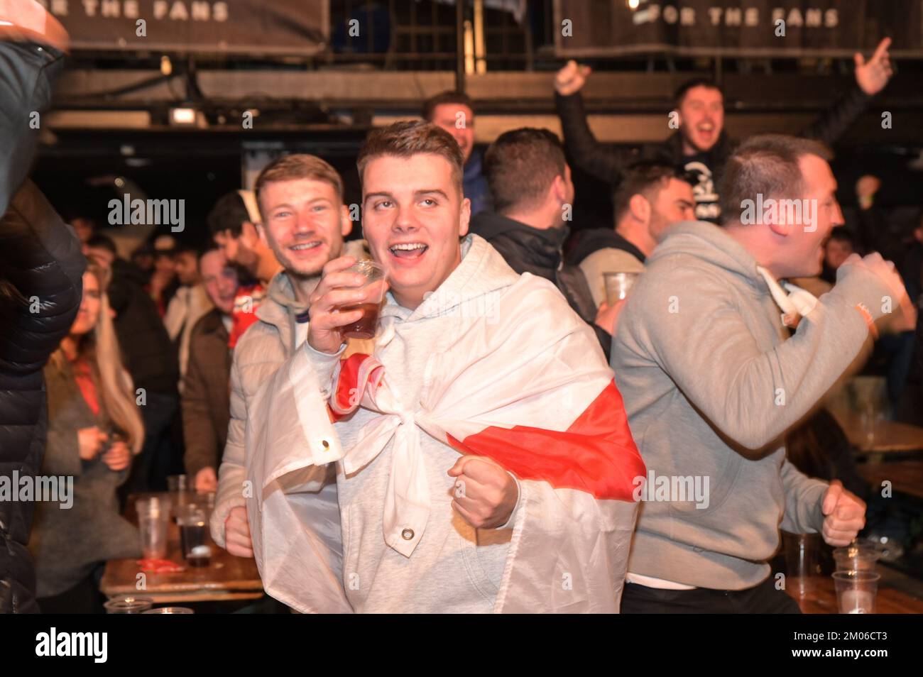 The Mill, Digbeth, Birmingham, December 4th 2022 - England fans go Wild ...