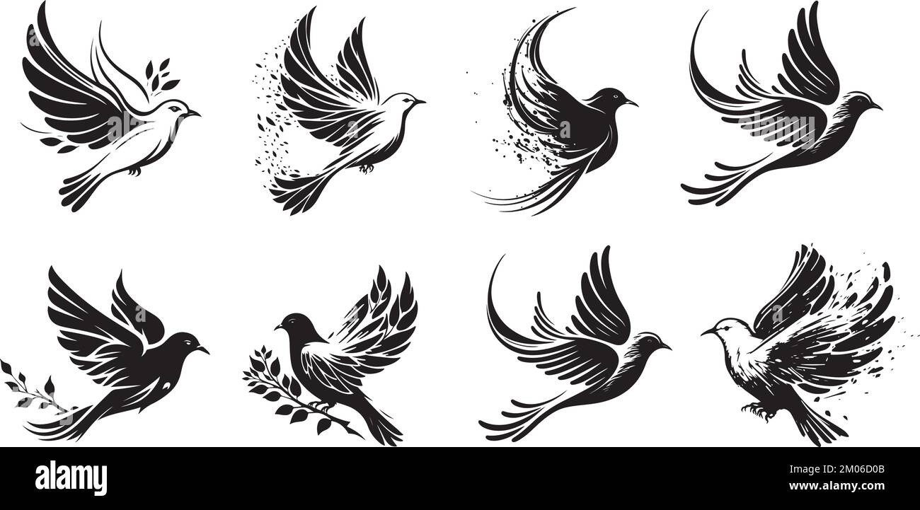 Doves Logo Dove Logo Stock Illustrations – 30,820 Dove Logo Stock