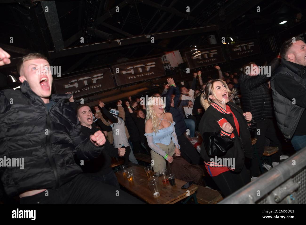 The Mill, Digbeth, Birmingham, December 4th 2022 - England fans go Wild ...