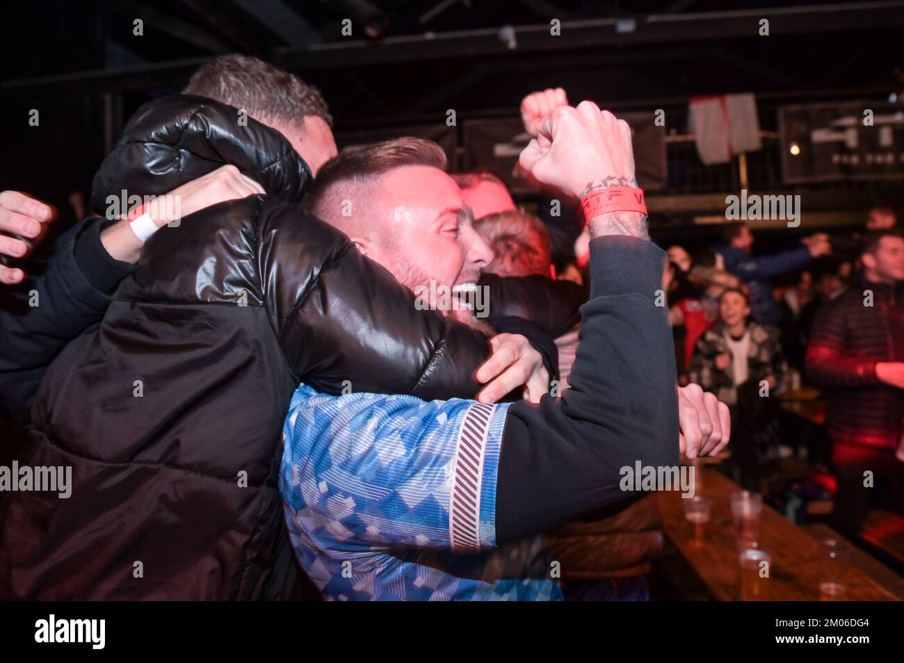 The Mill, Digbeth, Birmingham, December 4th 2022 - England fans go Wild ...