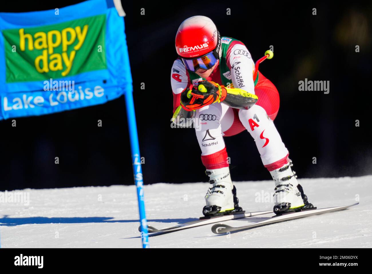 Austria's Ariane Raedler skis the course during the women's World Cup ...