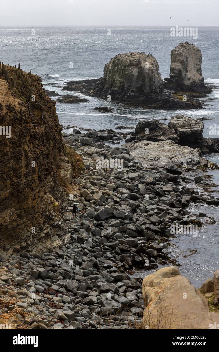 Punta de Lobos in Pichilemu, Chile Stock Photo - Alamy