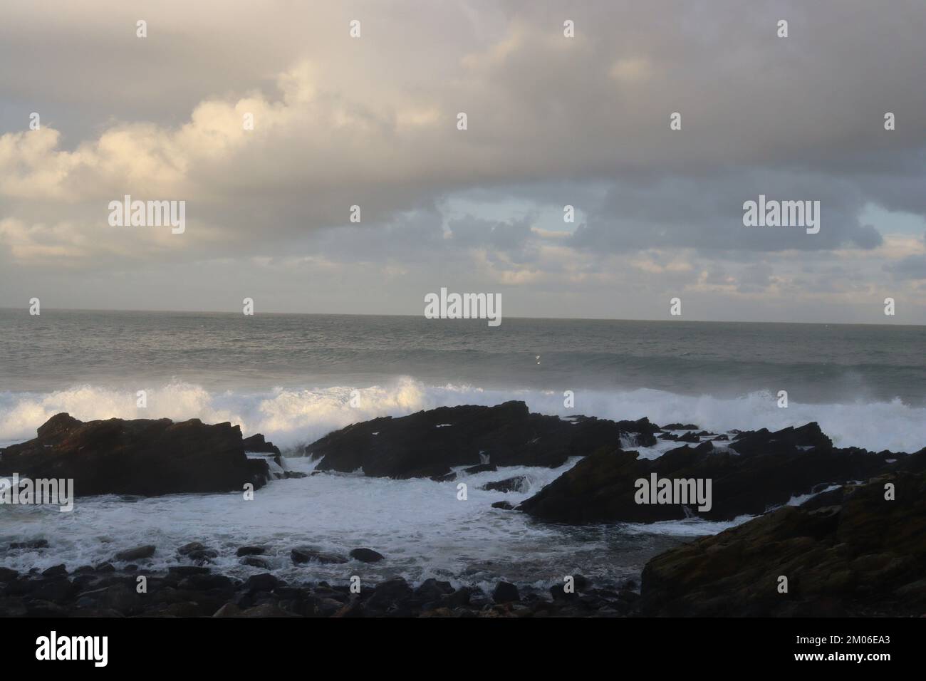 Stormy sea at the Golden Horn, Fraserburgh Stock Photo - Alamy