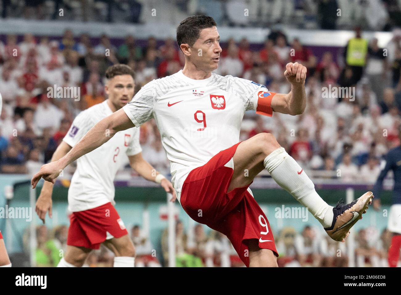Robert Lewandowski of Poland in action during the FIFA World Cup Qatar ...