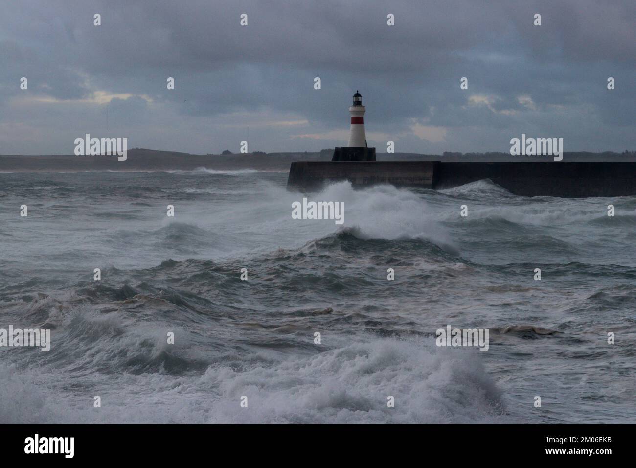 Stormy sea at the Golden Horn, Fraserburgh Stock Photo - Alamy