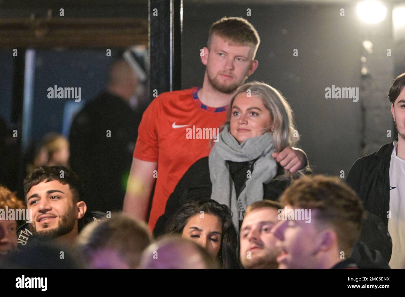 The Mill, Digbeth, Birmingham, December 4th 2022 - England fans at the ...