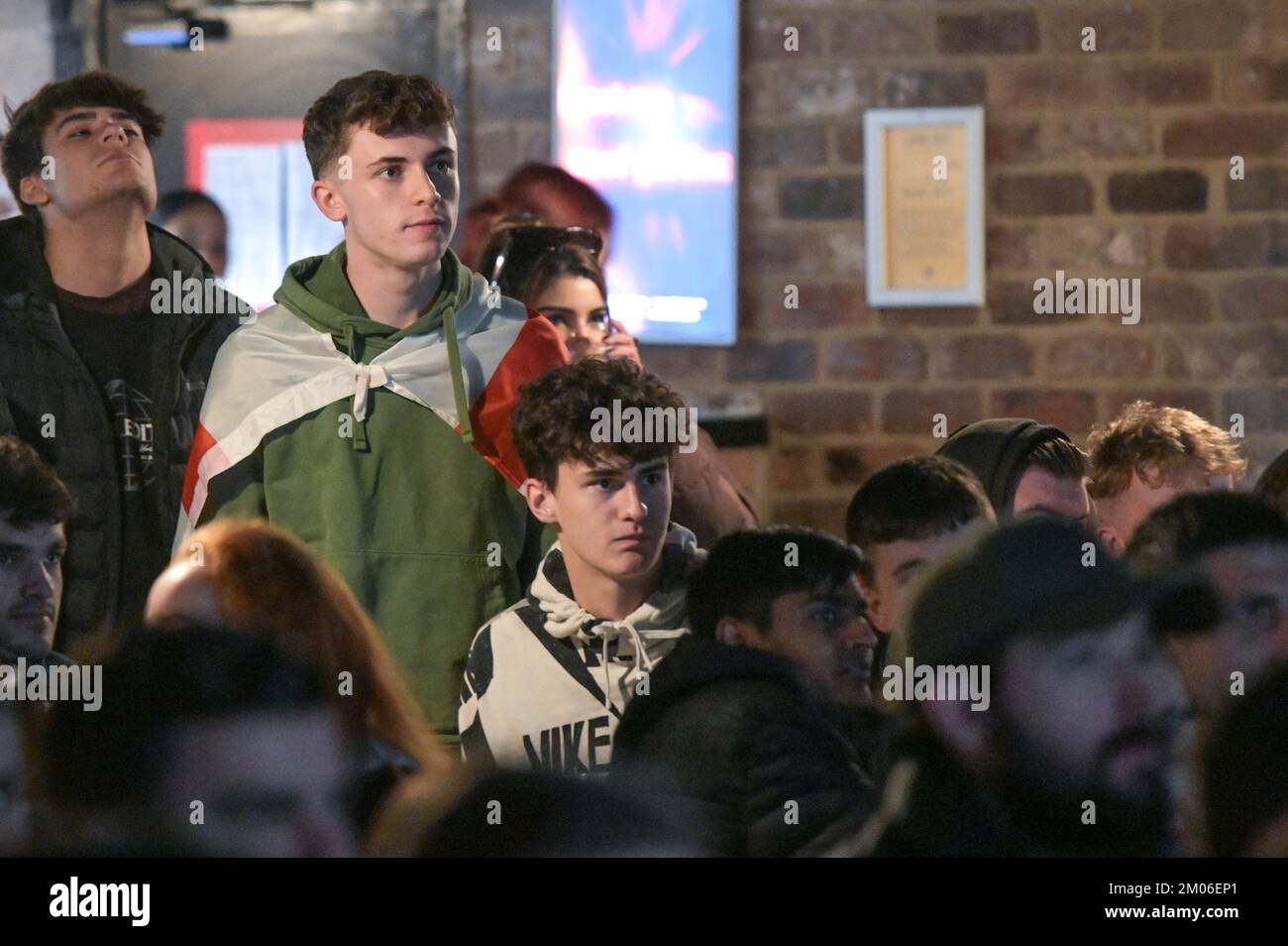 The Mill, Digbeth, Birmingham, December 4th 2022 - England fans at the ...